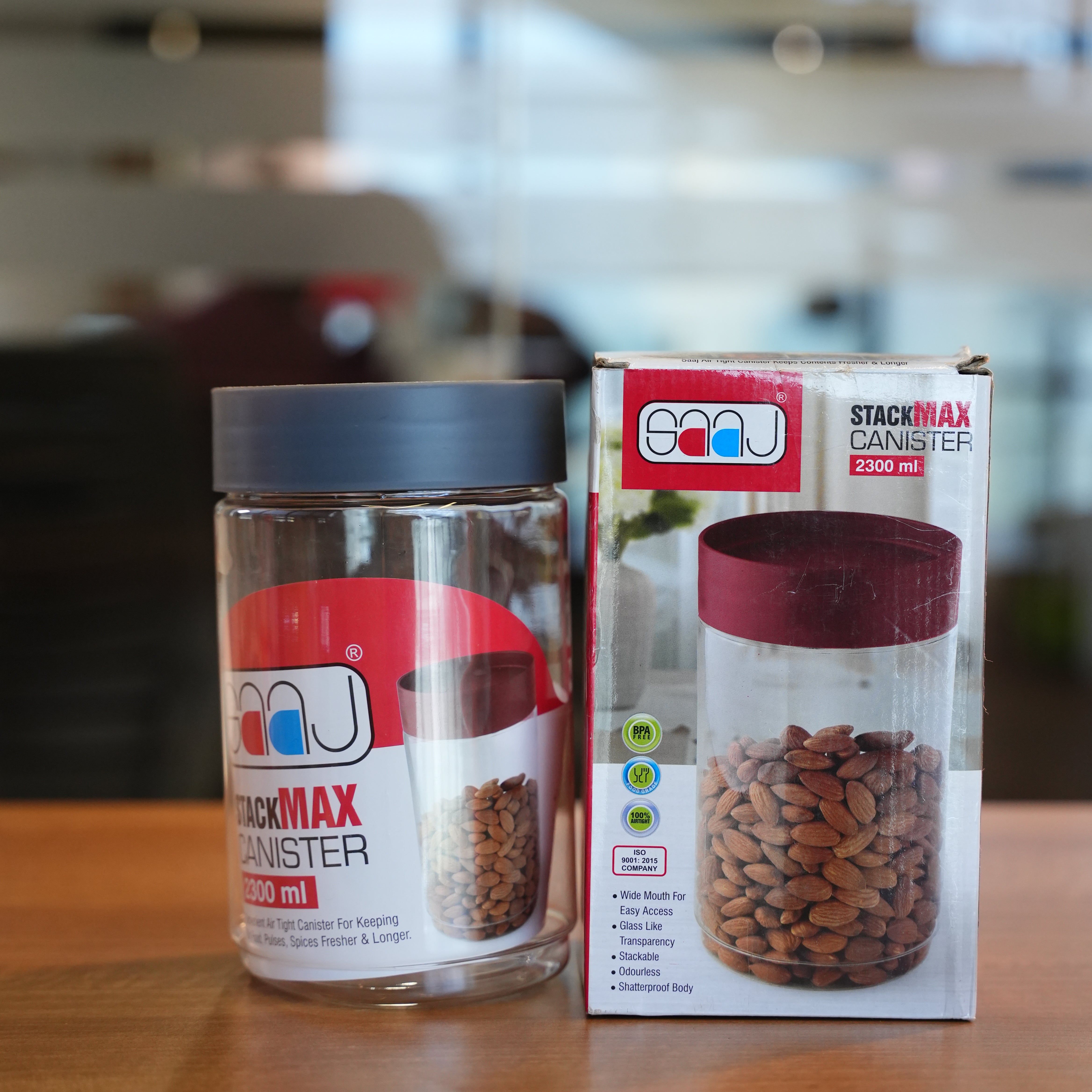 SAAJ Container 2300 ml | Plastic Kitchen Storage Container – owleto